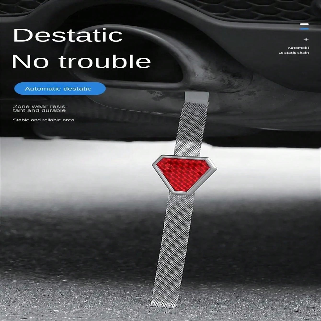 1PC Car Anti Static Grounding Strip Static Eliminator Safe Driving ...