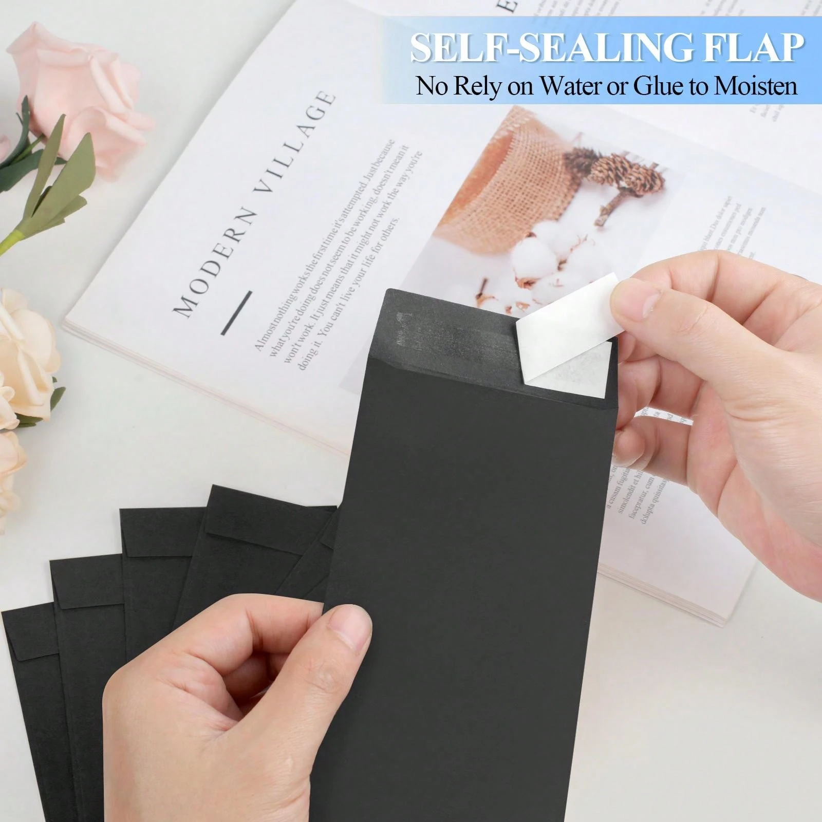 Cash Envelopes -120 Envelopes Money Saving Challenge, 3.2x6.6inch Black ...