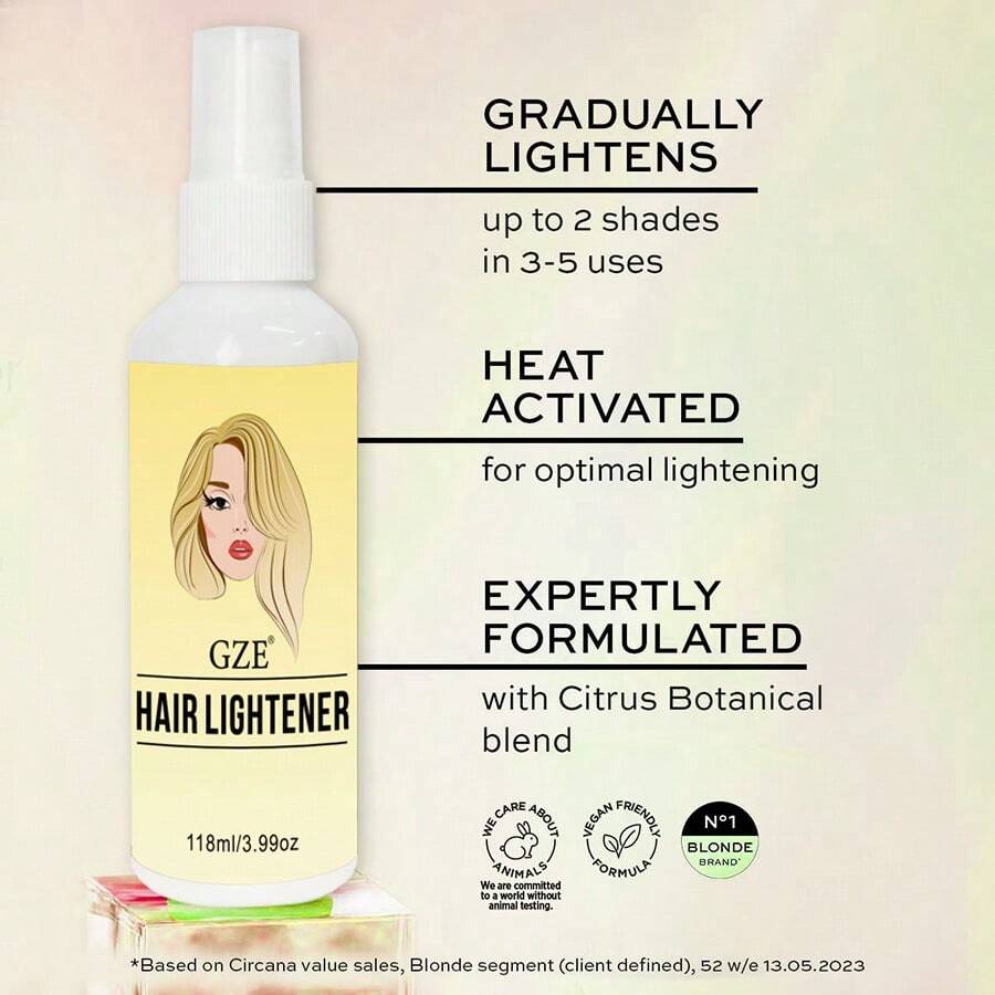 GZE Blonde Formula Hair Lightener, 1 Count, Blonde. For Blonde To ...