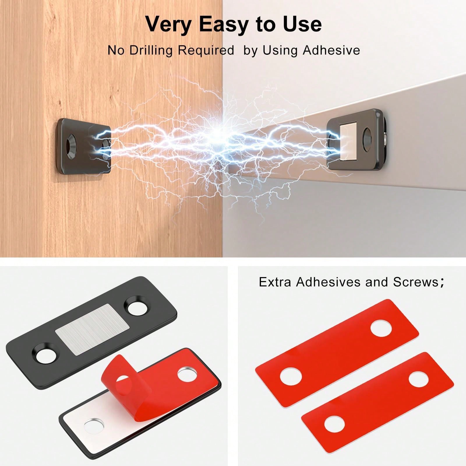 Cierre Magnético Del Gabinete Jiayi De 4 Piezas, Cierres Magnéticos ...