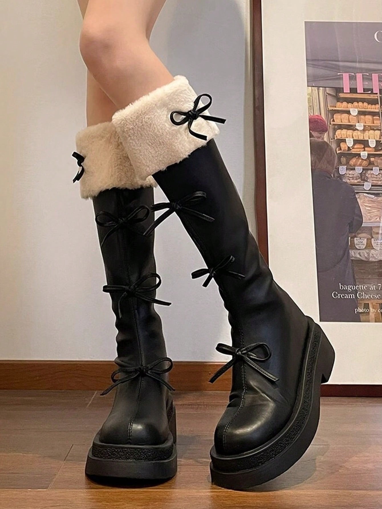 Botas De Nieve Modernas Para Mujeres En Estilo De Moda Gótico Y2k Dulce ...
