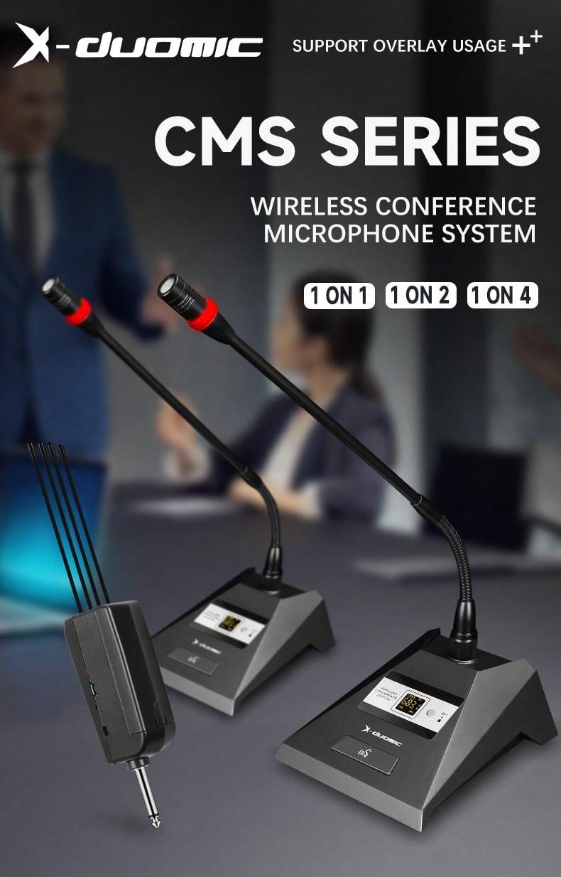 X-Duomic CMS-1 professional wireless conference microphone, high ...
