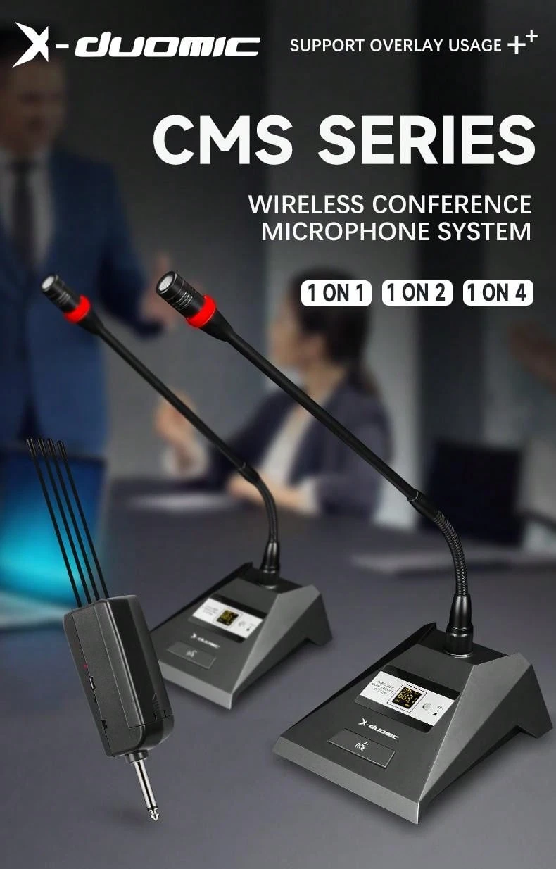 X-Duomic CMS-1 professional wireless conference microphone, high ...