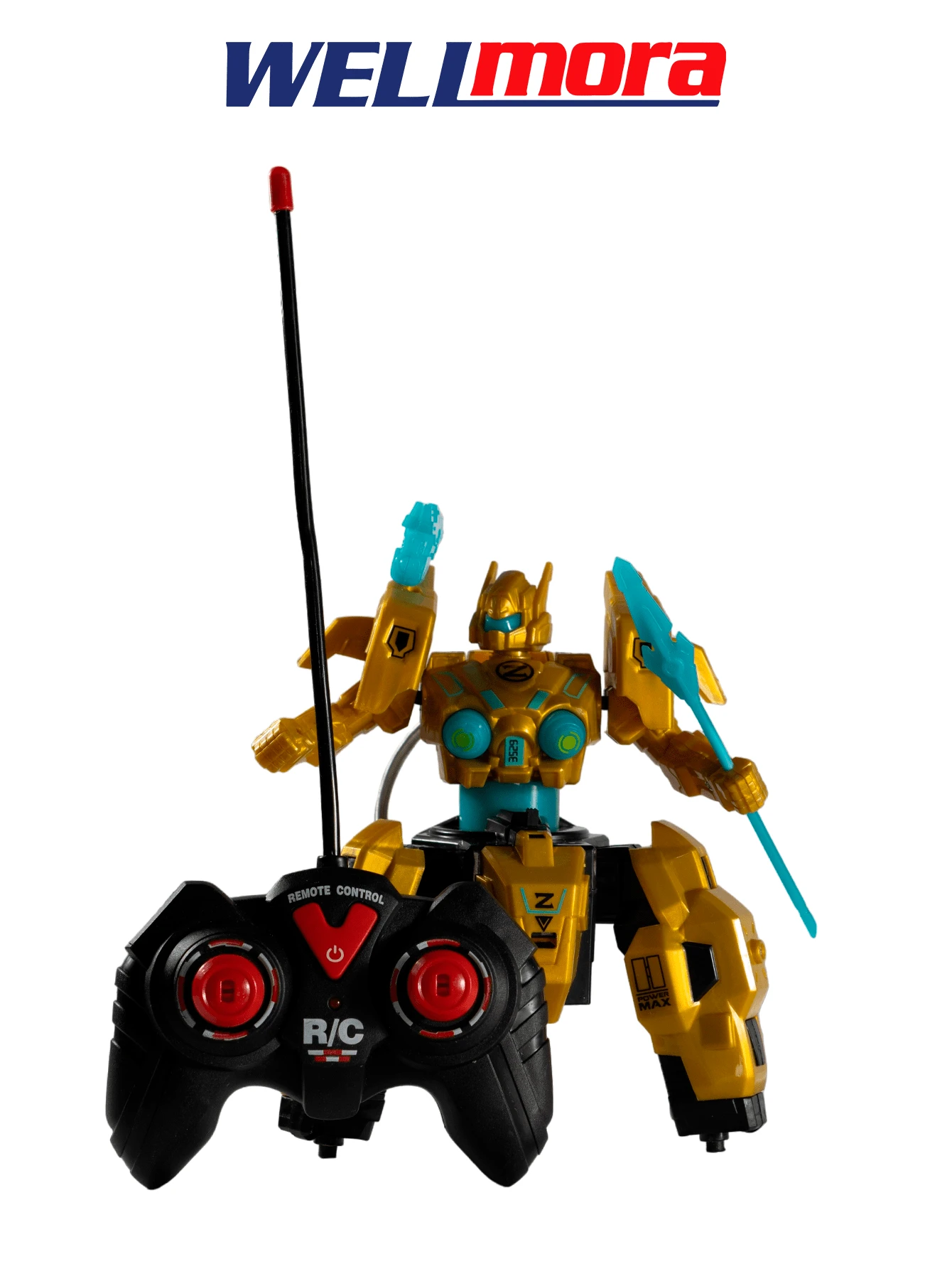 Remote Control Mecha-X Combat Robot - Includes Spray, Interior Lights ...