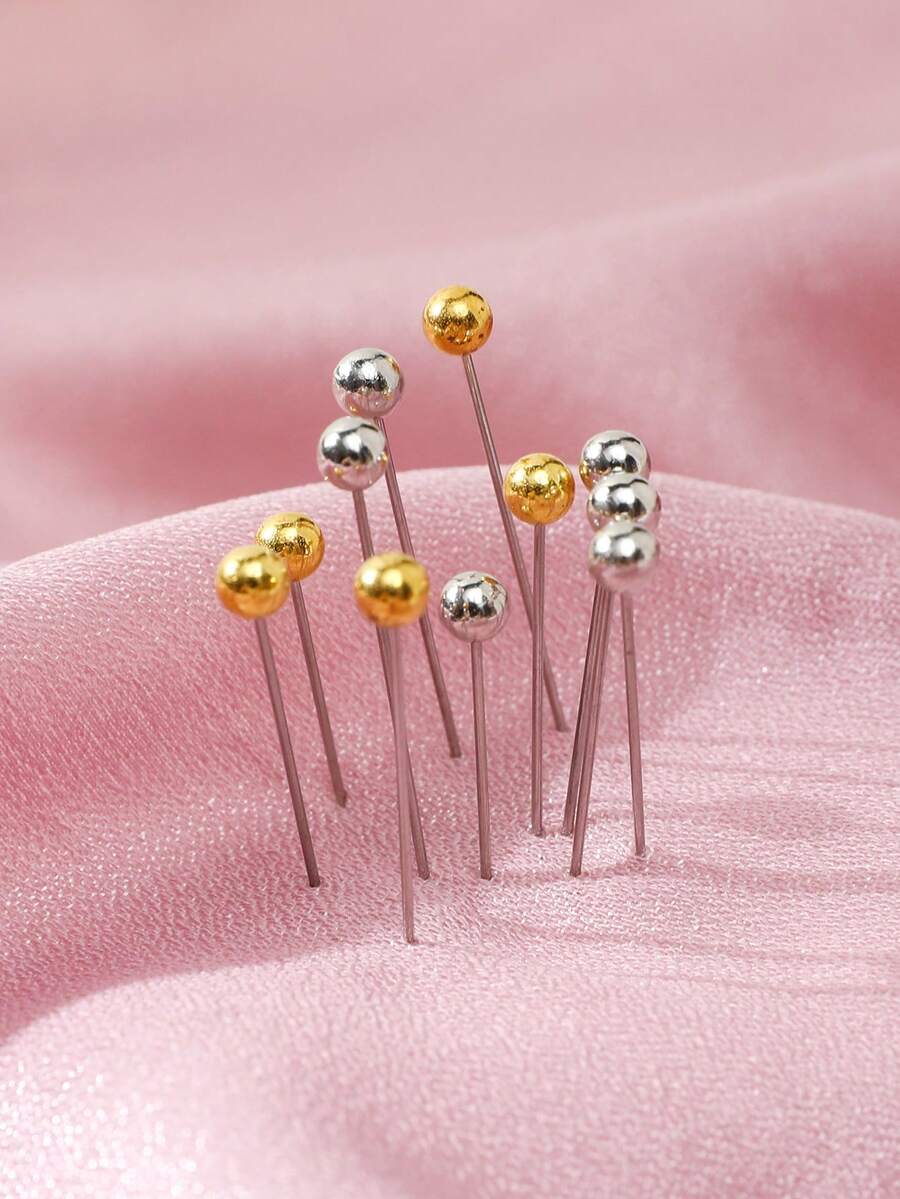 A Box Of Hijabs And A Plate Of Hijab Pins. Gold And Silver Long Hijab ...