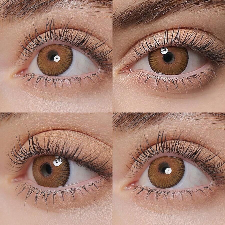 FreshGo Colored Contact Lenses 1 Pair/2 Pcs 14.2mm Power 0.00 Yearly ...