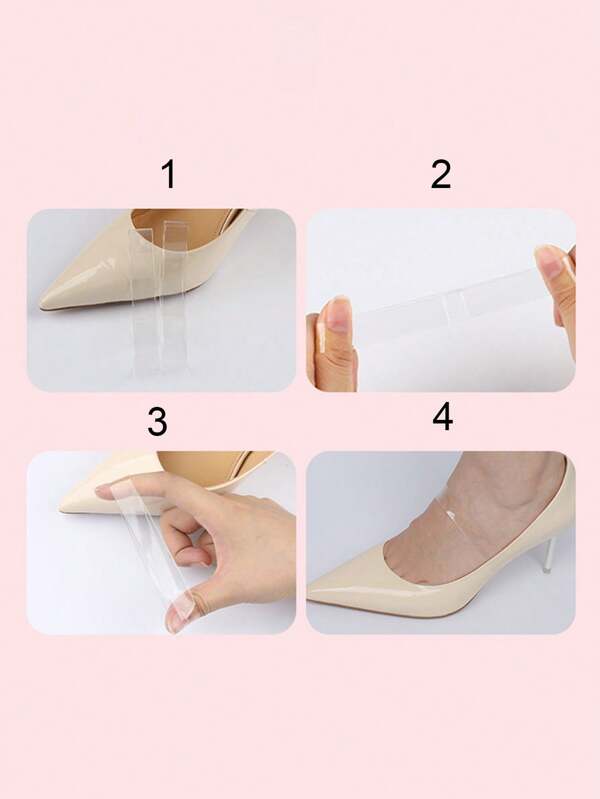 1pair Matte Ring Style Invisible Shoelace For High-heeled Pvc Shoes ...