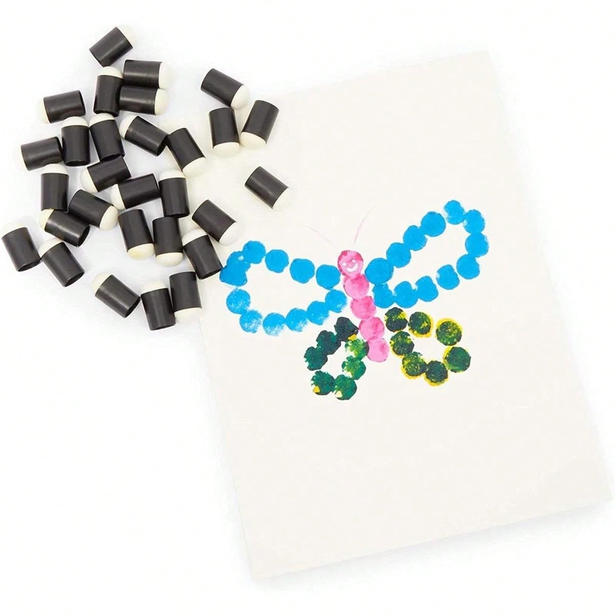 10pcs Sponge Finger Daubers Foam Finger Painting Craft Set Finger Paint ...