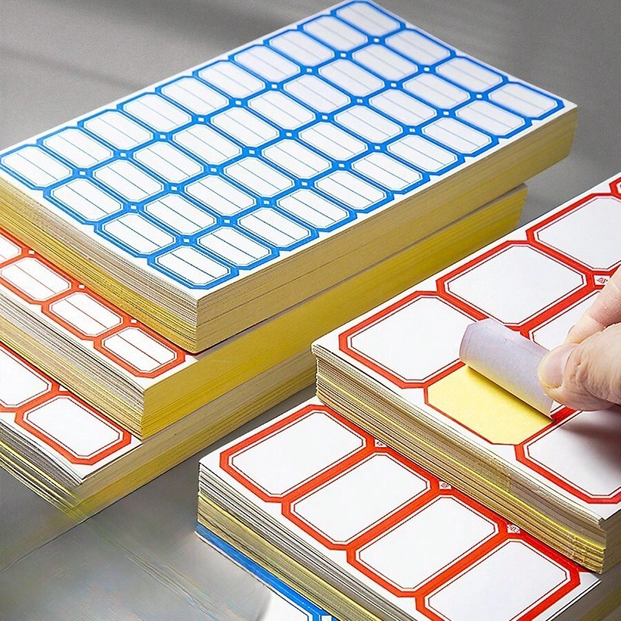50pcs Self-adhesive Resealable Labels For Office Classification ...