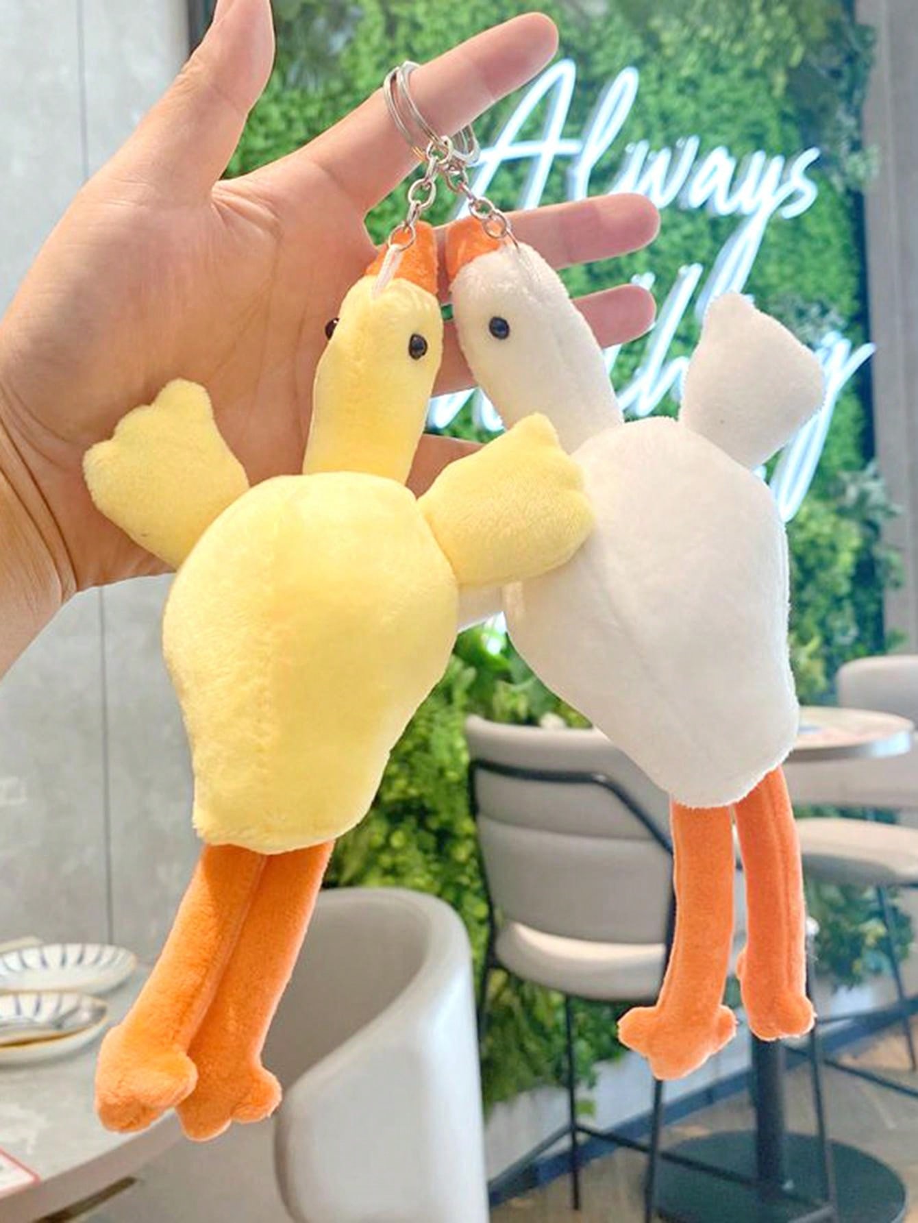 Funny Lala Duck Plush Toy With Duckling Design, Neck Can Be Extended To ...