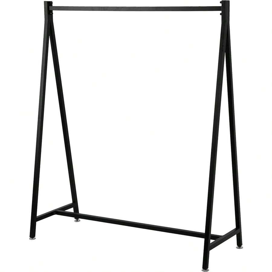 Debao 47 Inch Modern Black Heavy Duty Metal Wardrobe Clothing Rack ...
