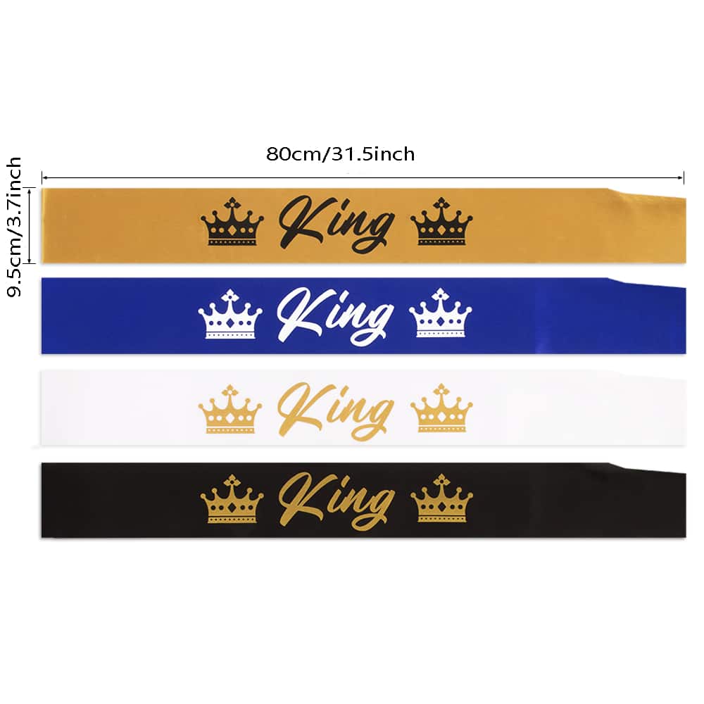 King and Queen Sash Party Decoration Party Favors Gifts | SHEIN UK