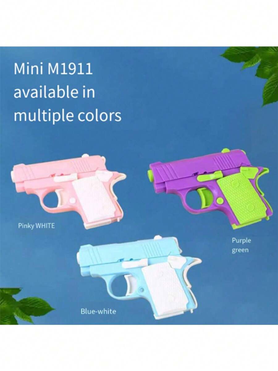 1911 Semi-automatic Toy Gun, Decompression Gravity Radish Gun, 3d ...