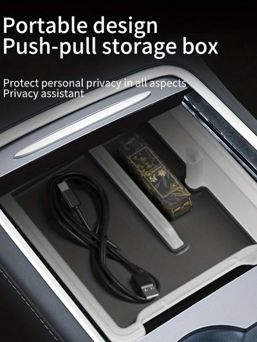 For Tesla Center Console Organizer[Perfectly Tidy] Model 3/Y Console ...