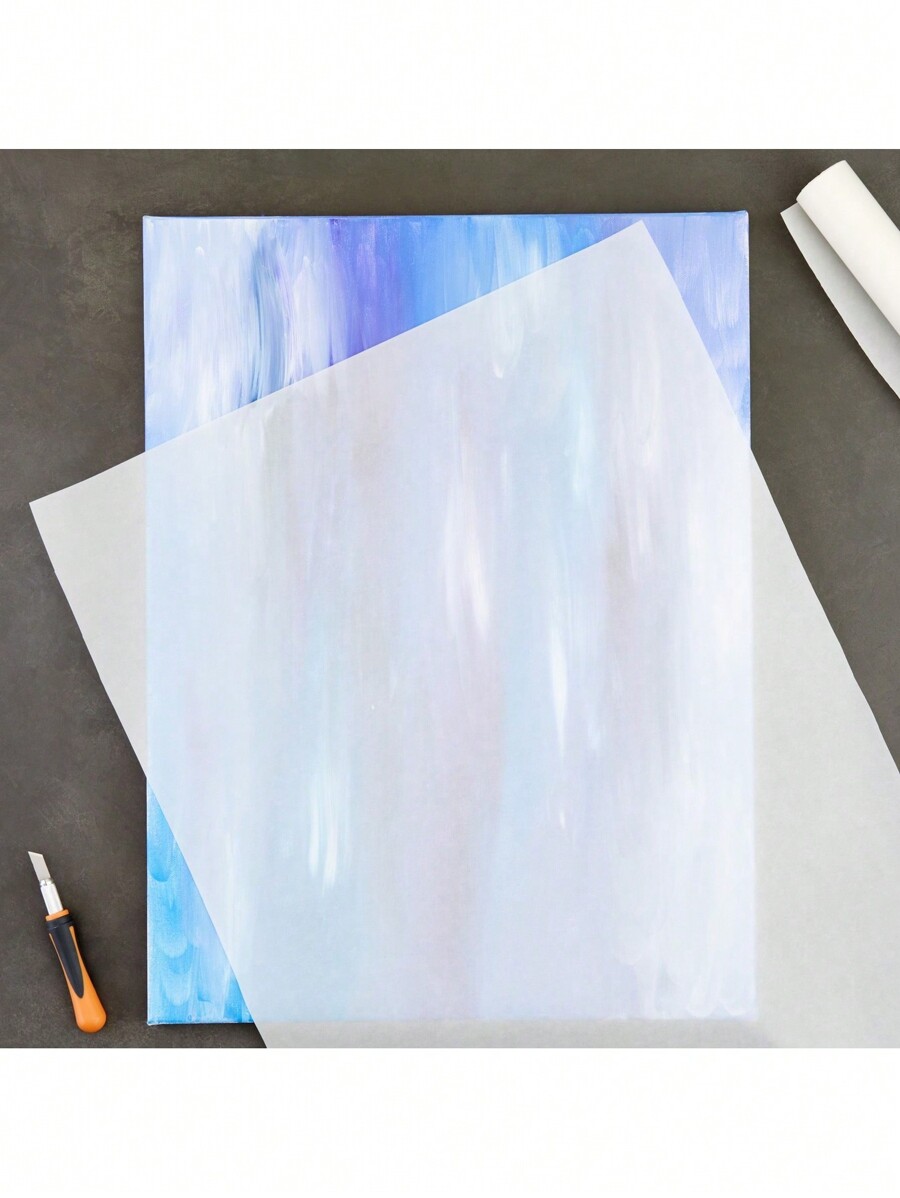 Glassine Paper Roll for Artwork, Crafts, and Baked Goods (36 Inches x ...