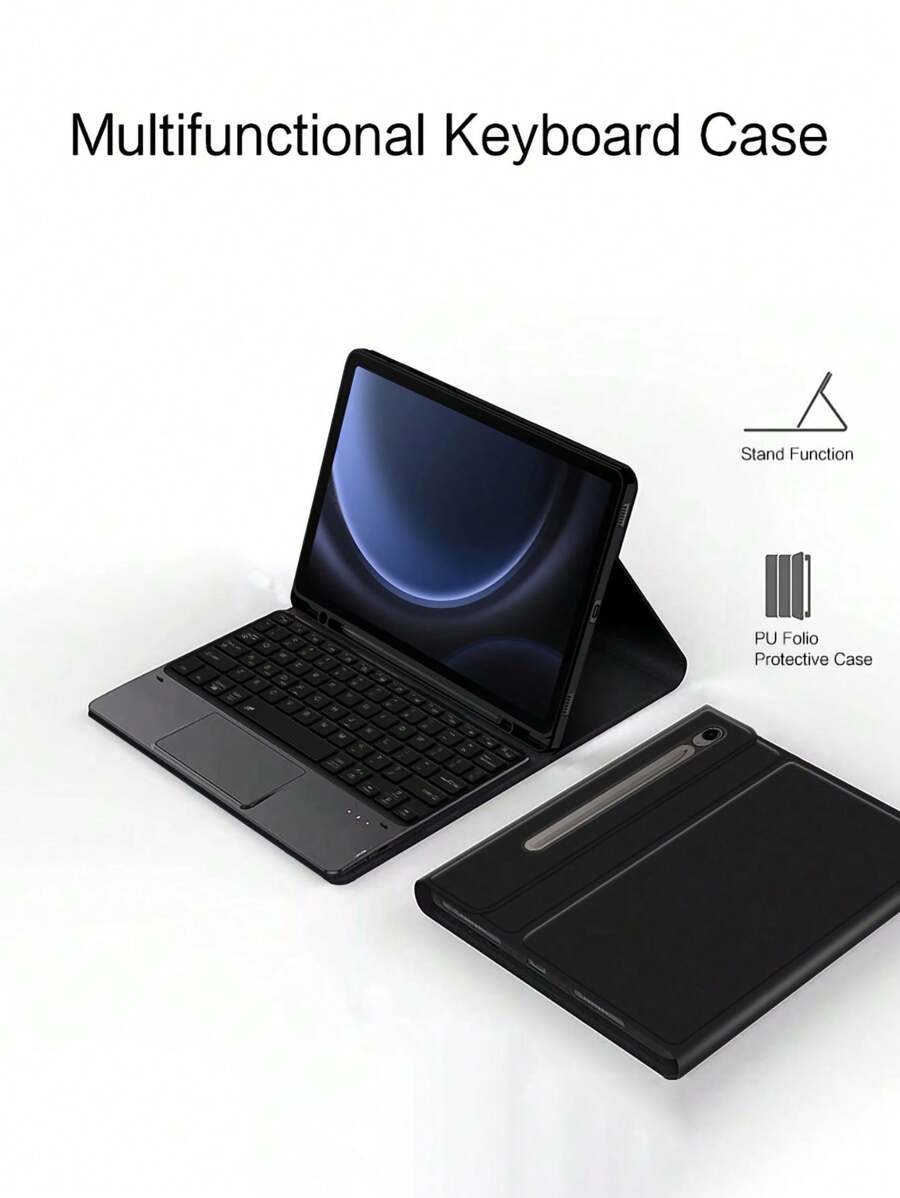 1pc Arabic TrackPad Keyboard Case For Samsung Galaxy Tab S9 FE 10.9 ...