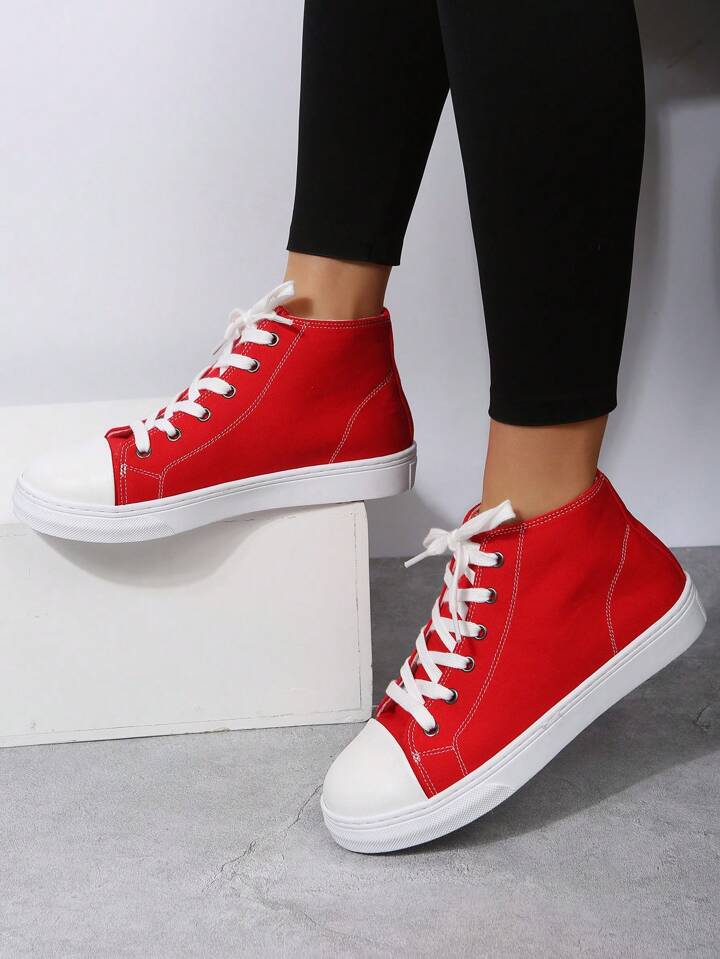 Fond Deux Paires De Chaussures Rouges Et Noires à Lacets, 59% OFF