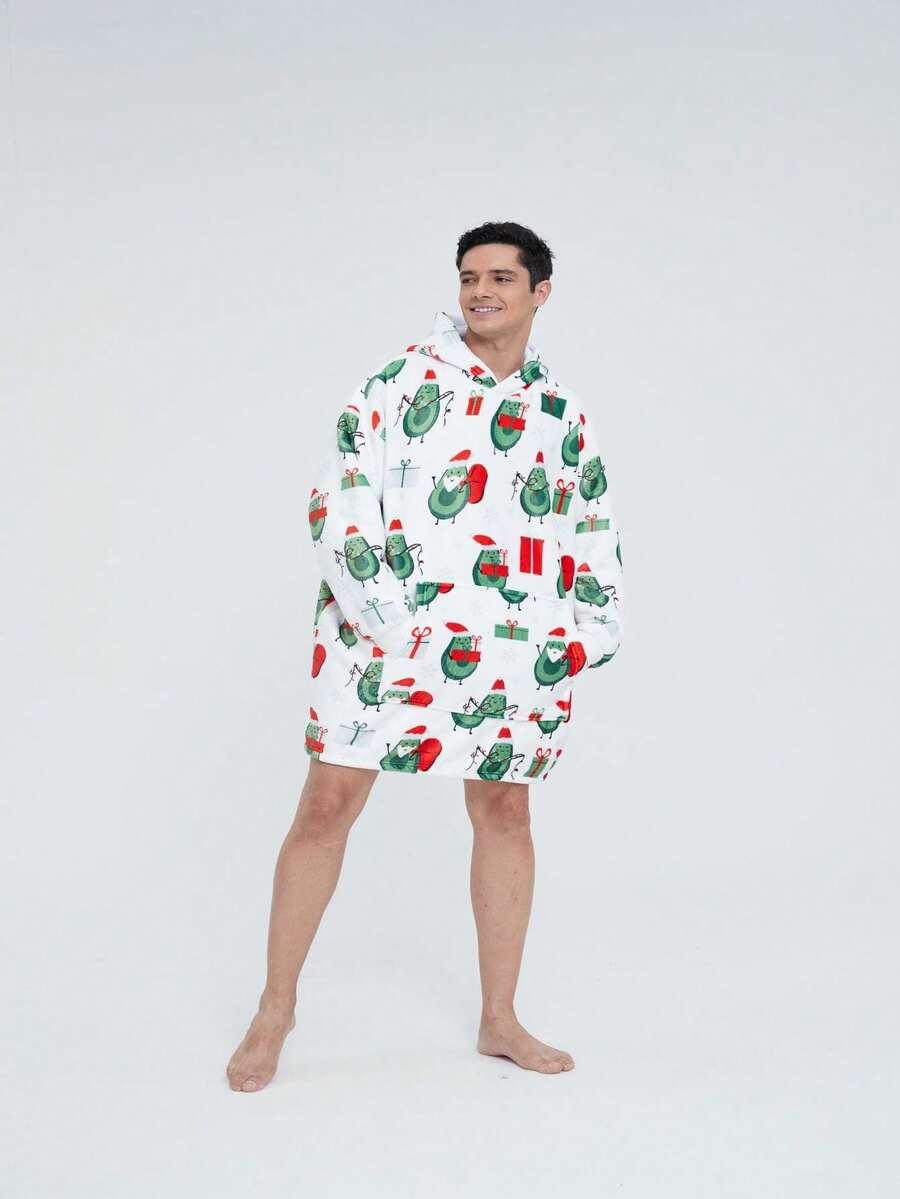 Christmas Compound Flannel Couple's | SHEIN USA