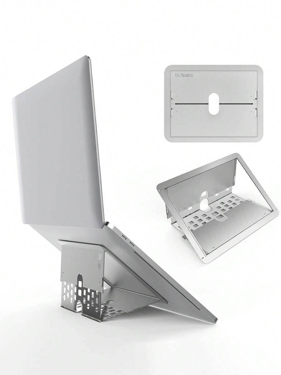 Uofenna Invisible Laptop Stand, Portable Foldable Computer Stand Rise ...