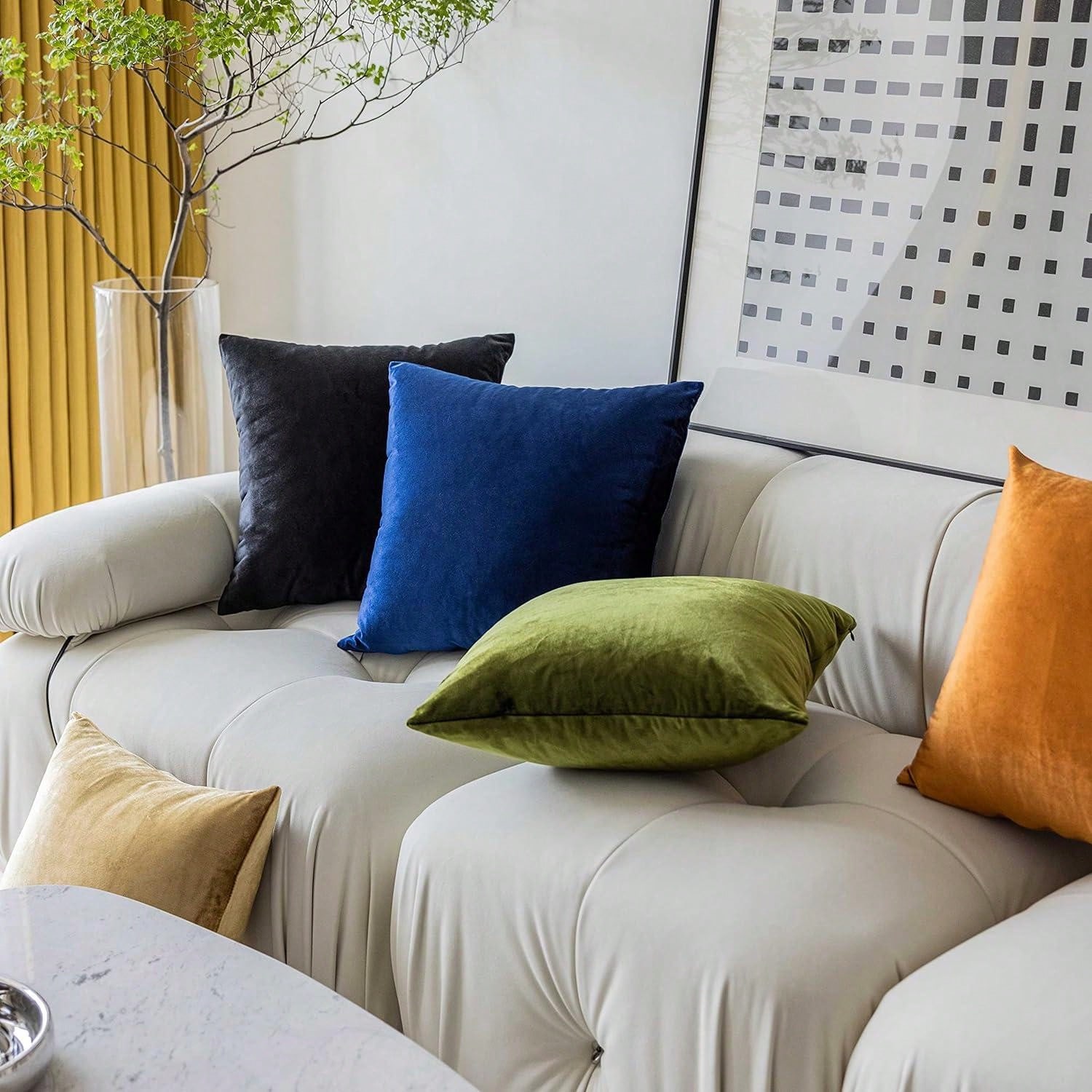 1pc Solid Cushion Cover Without Filler | SHEIN UK