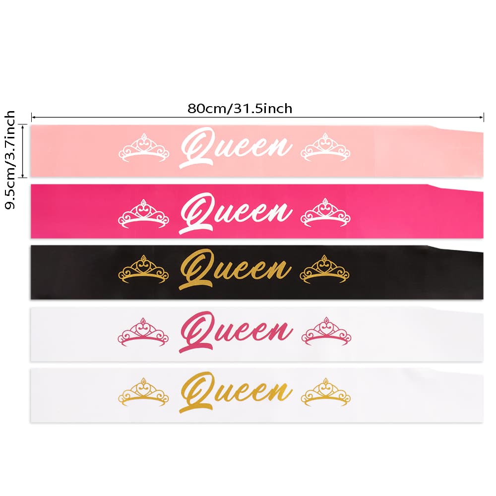 King and Queen Sash Party Decoration Party Favors Gifts | SHEIN USA