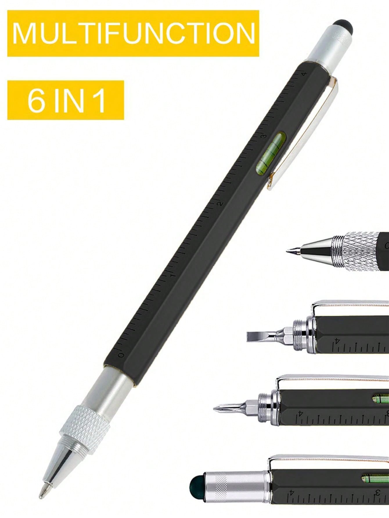 2PCS 6 In1 Multifunction Ballpoint Pen , with Modern Handheld Tool ...
