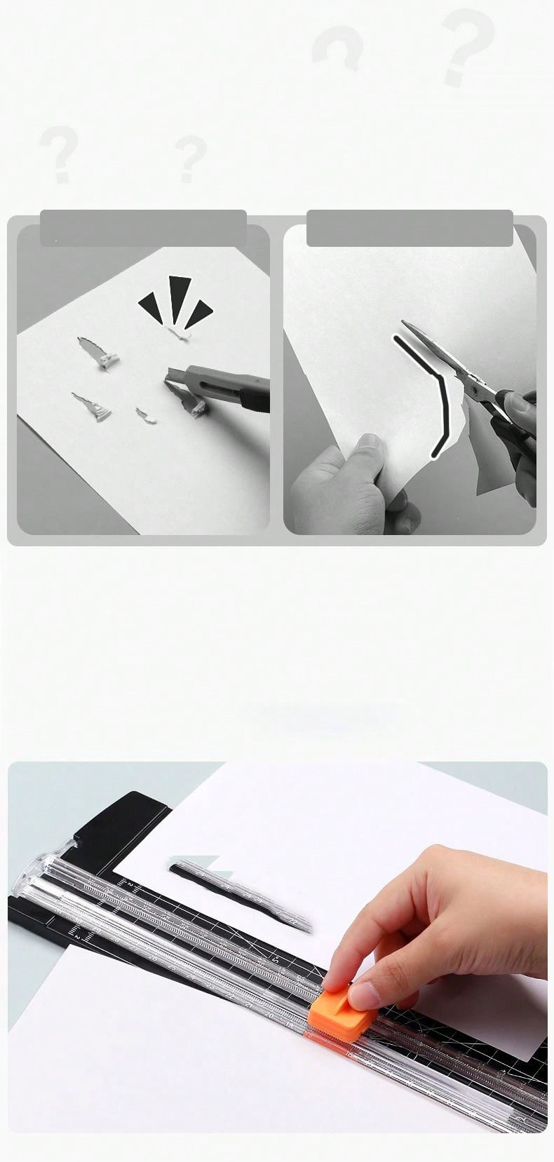 Mini Paper Cutter Machine With Blade Guard, Photo And Paper Cutting ...