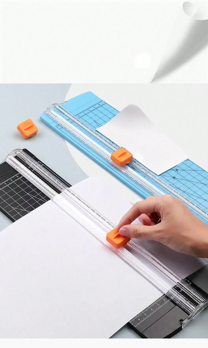 Mini máquina cortadora de papel con protector de hoja, herramienta para ...
