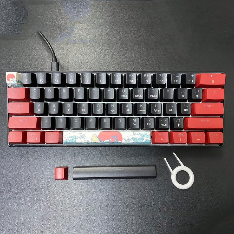 HXSJ Mechanical Gaming Keyboard, Blue Switch And Color Backlight Small ...