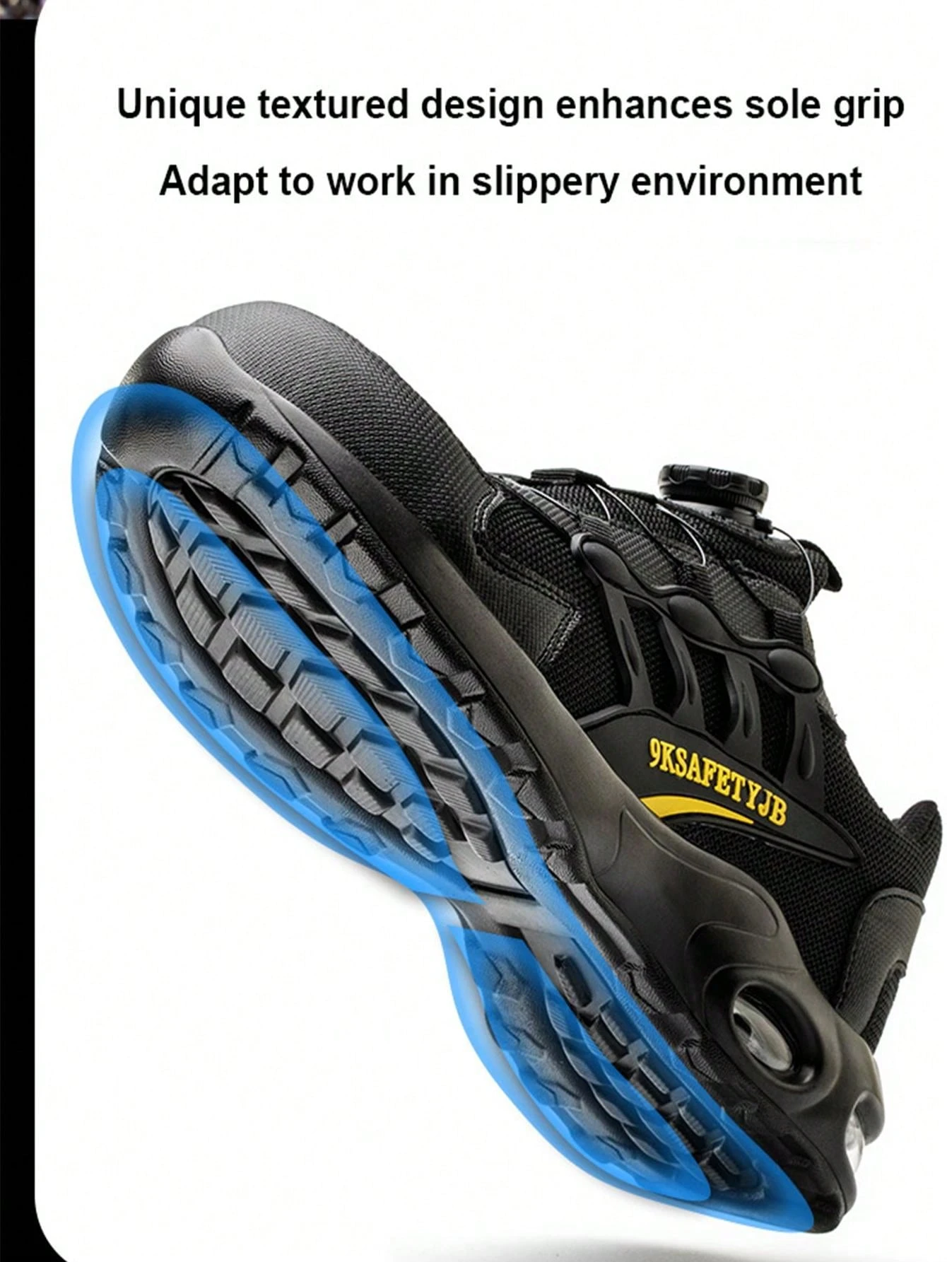 Men's Steel Toe Work Safety Shoes, Anti-Puncture Hiking Boots, Anti ...