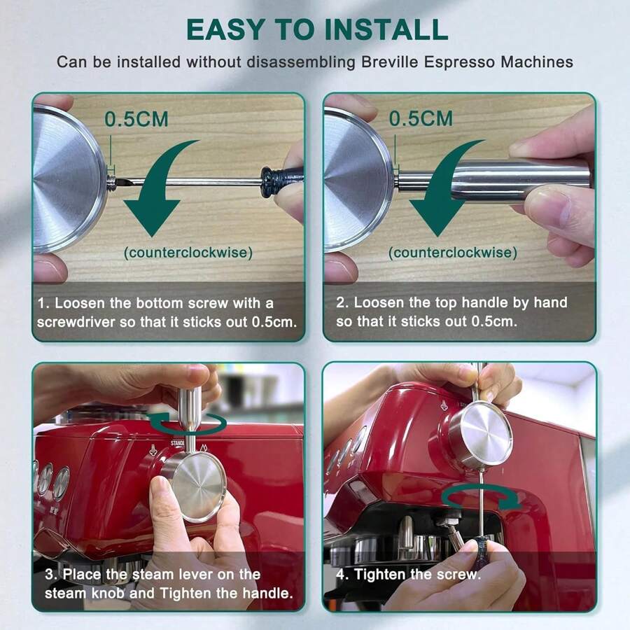 Steam Lever for Breville: YONGSTYLE Steam Lever Replacement for Breville Espresso Machine BES870 ...