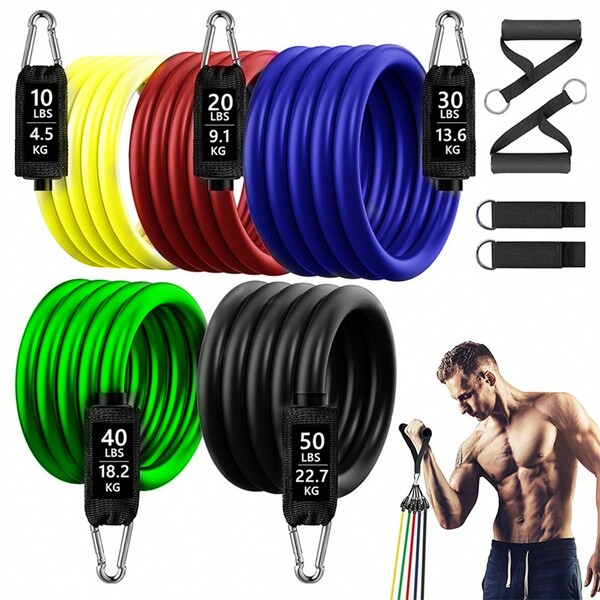 11-piece Set Of Tensioners, Fitness Tension Rope Functional Trainer ...