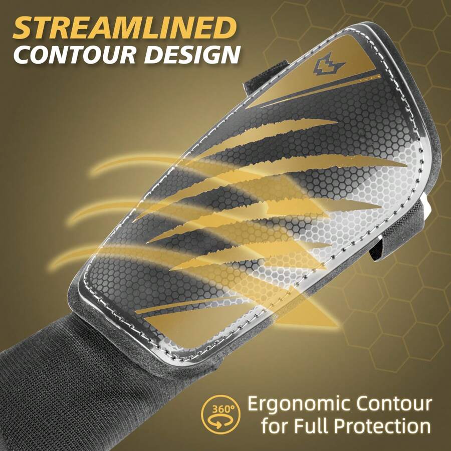 Youth Adult Football Shin Guards With High Elastic Sleeves,Shin Pads ...