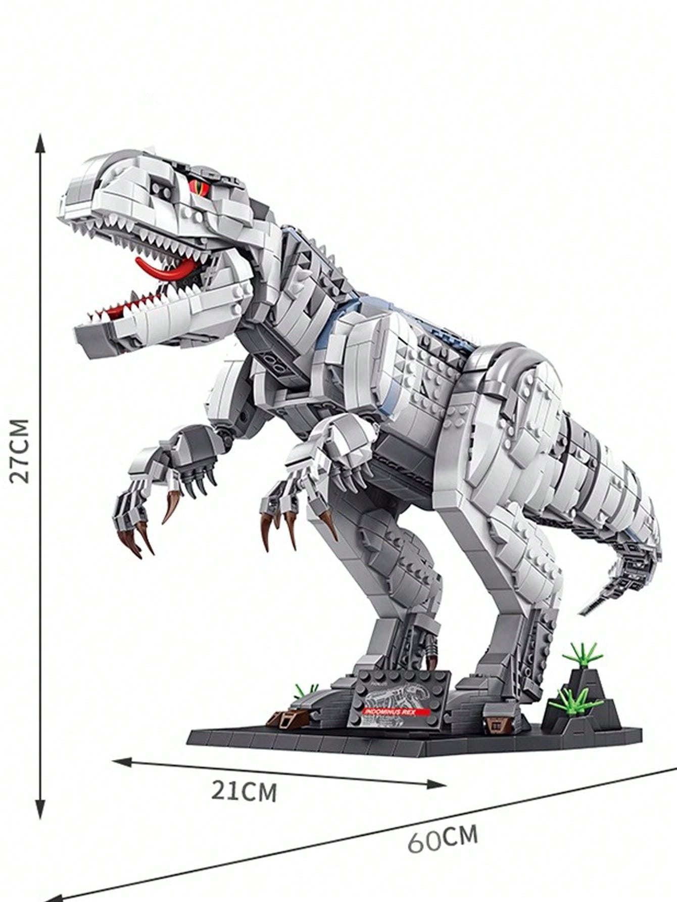 Small Particle Block Assembly Dinosaur Model Jurassic T-rex Scene ...