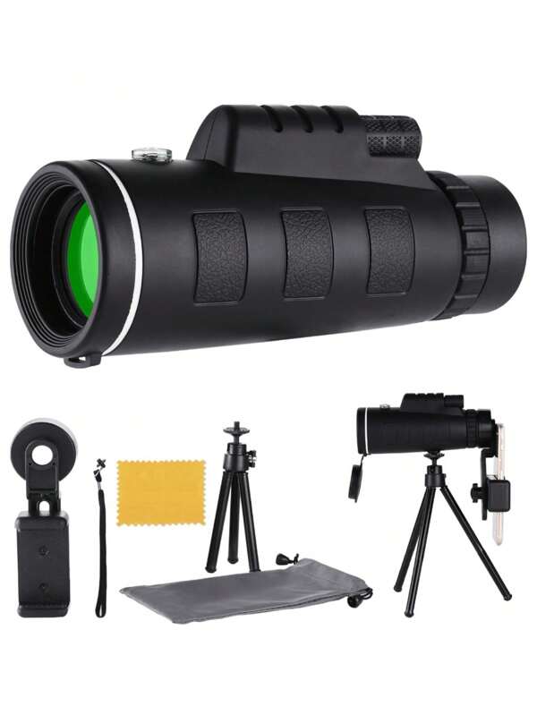 Monocular Telescope, Dual Focusing Adjustable Low Light Monocular ...