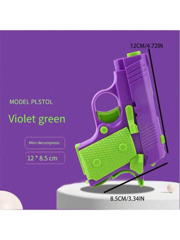 1911 Semi-automatic Toy Gun, Decompression Gravity Radish Gun, 3d ...