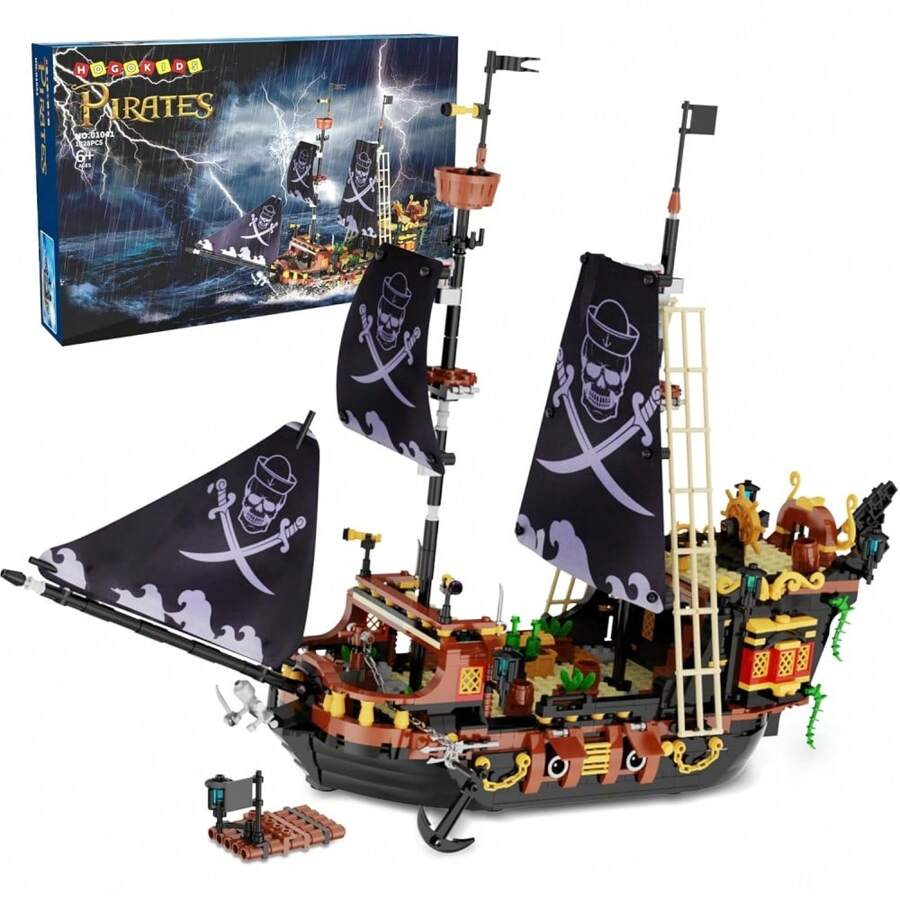 Pirate Ship Building Blocks Sets Pirate Ship Mini Building Blocks Kit