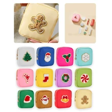 CHENILLE Buchstaben Mini Aufbewahrungstasche, Lippenstift, Make-up ...