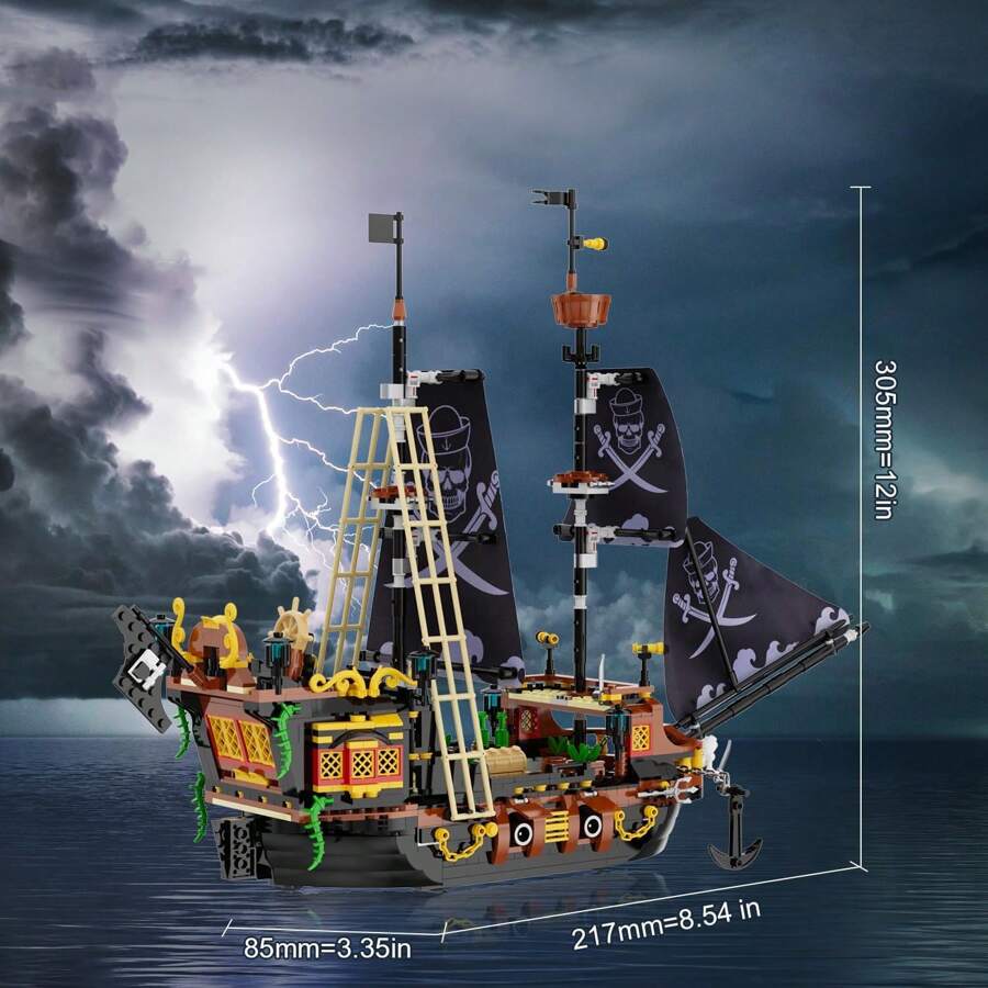 Pirate Ship Building Blocks Sets Pirate Ship Mini Building Blocks Kit