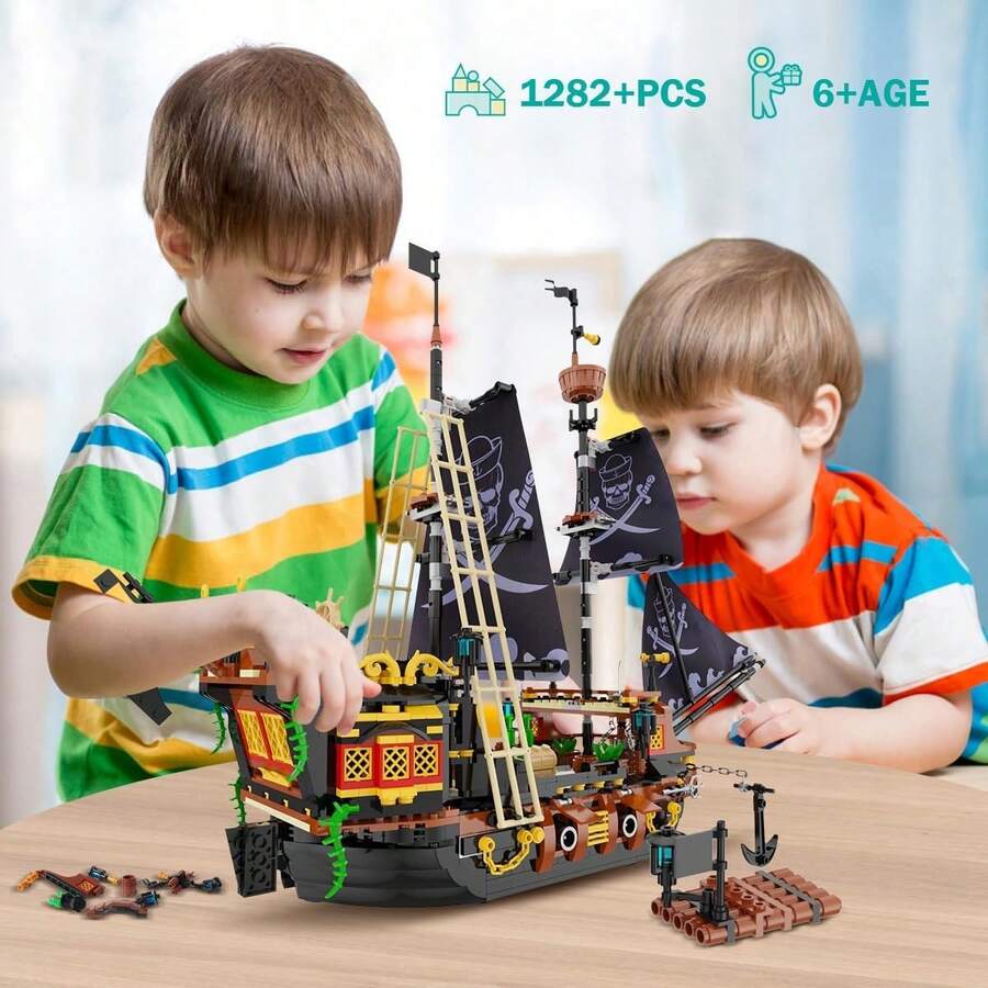 Pirate Ship Building Blocks Sets Pirate Ship Mini Building Blocks Kit