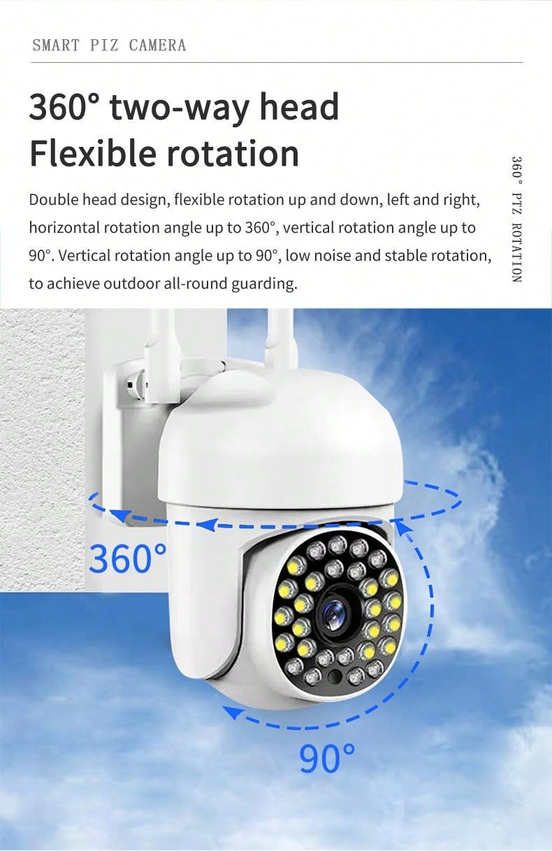 Dual-lens Full-color High-definition Surveillance Camera | SHEIN USA