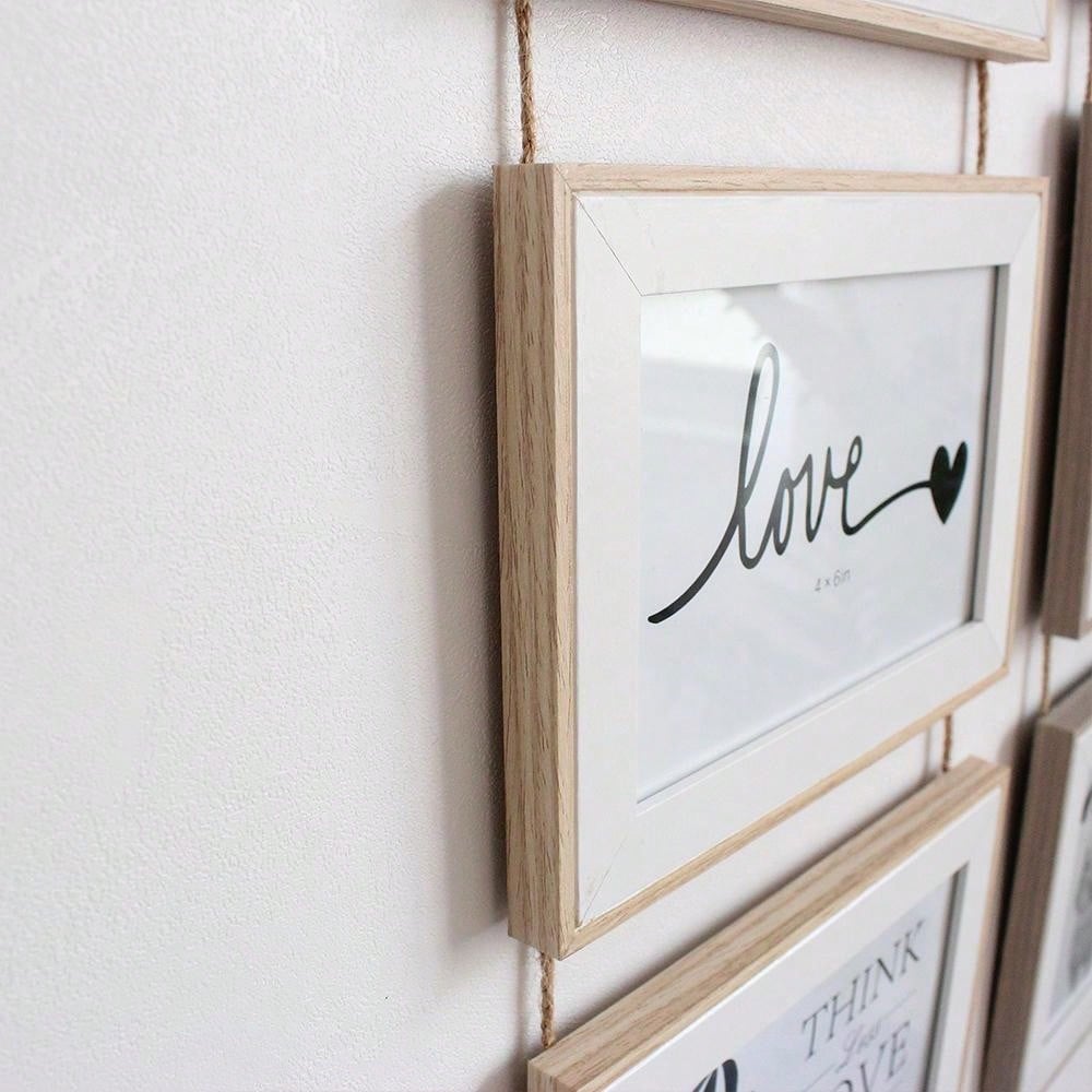 1pc Triple Hanging Photo Frame Landscape Multiple Photos Picture Frames ...