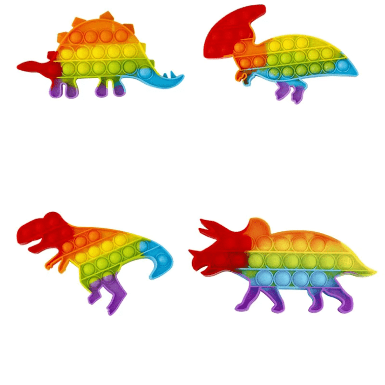 1pcs Dinosaur Sensory Pop Fidget Toy,Pop Bubble Popper Its Fidget Toys ...