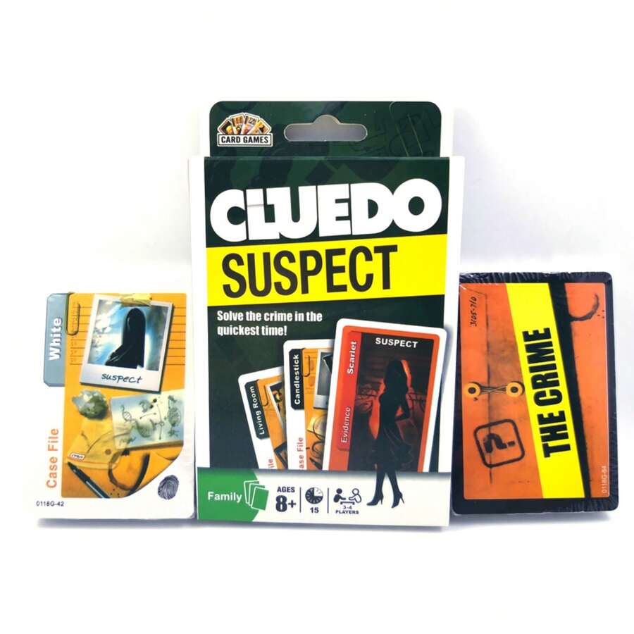 Cluedo Suspect Card Game All The Fun Of Clue Clue Do Suspect Family ...