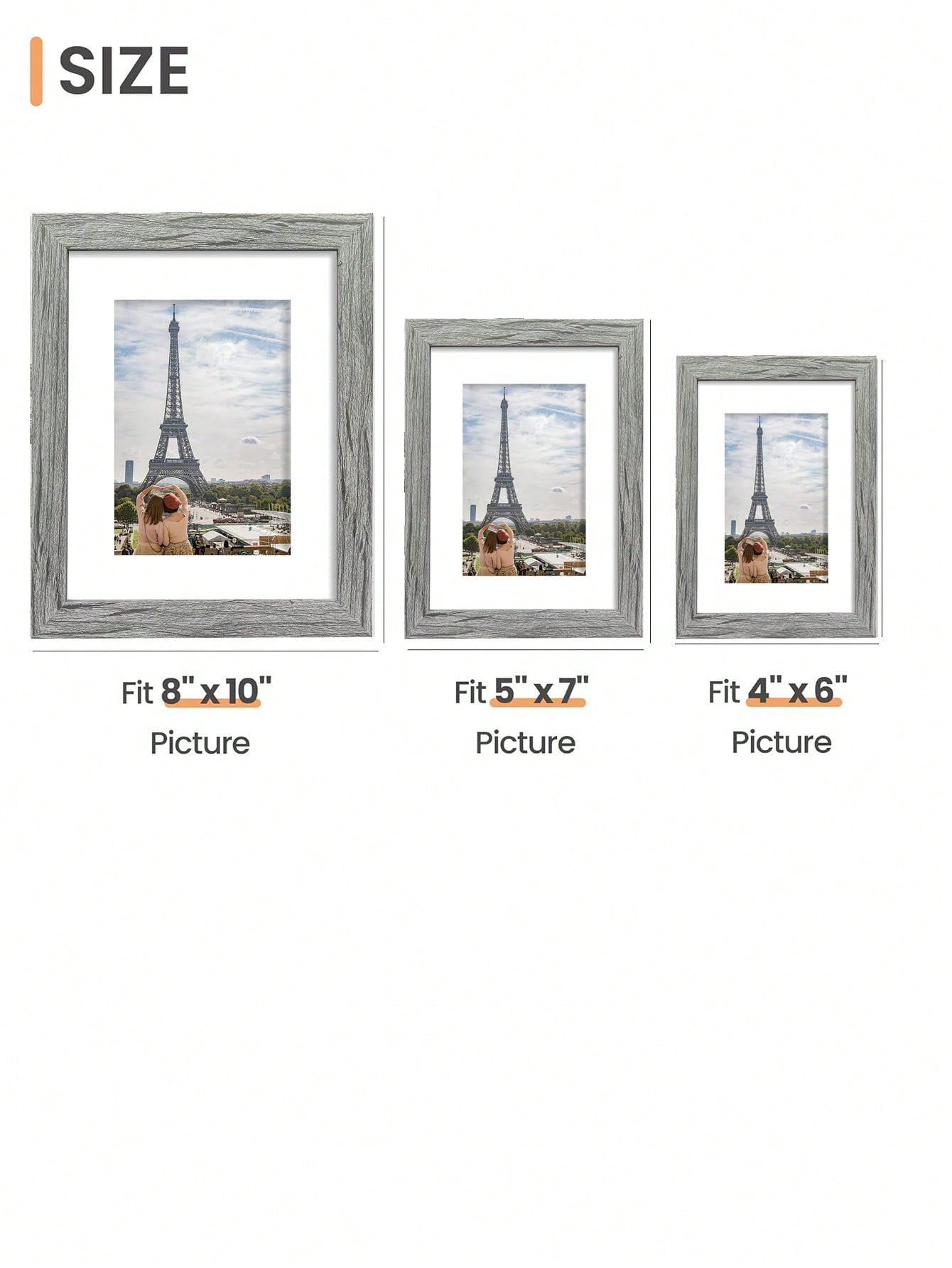 1 Pack Picture Frames Collage Wall Decor, wall decor living room,,wall ...