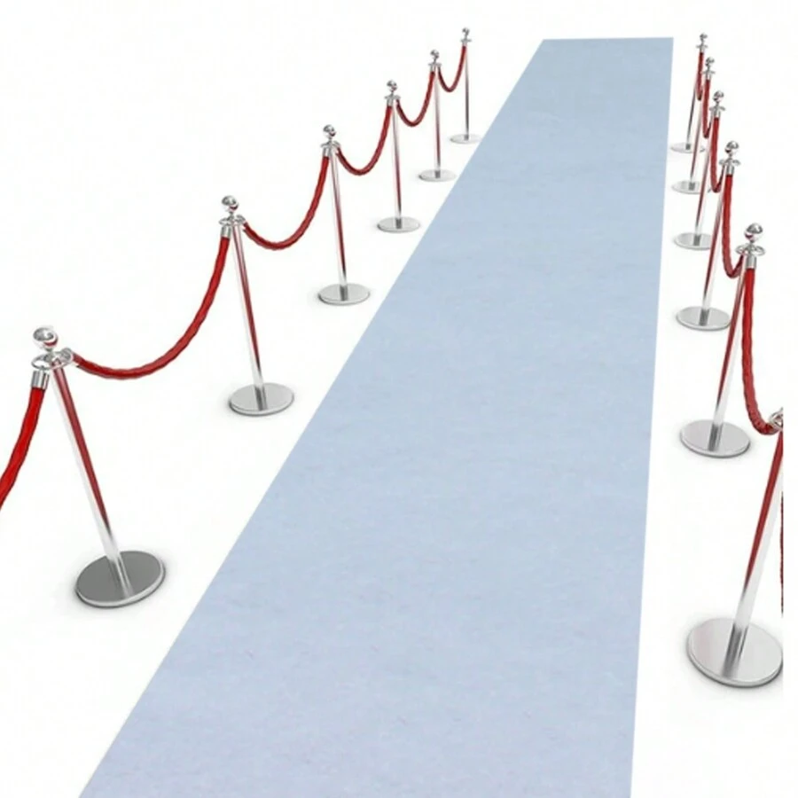 Disposable Red And White Aisle Runner Carpet For Events, Weddings ...