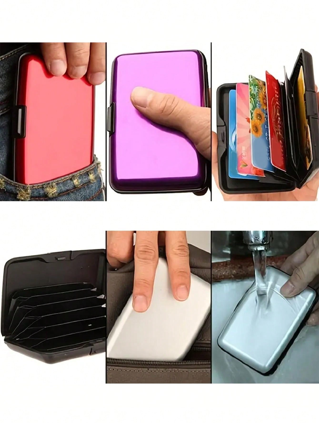 1pc Credit Card Holder Slim Mini RFID Blocking Credit Card Protector ...