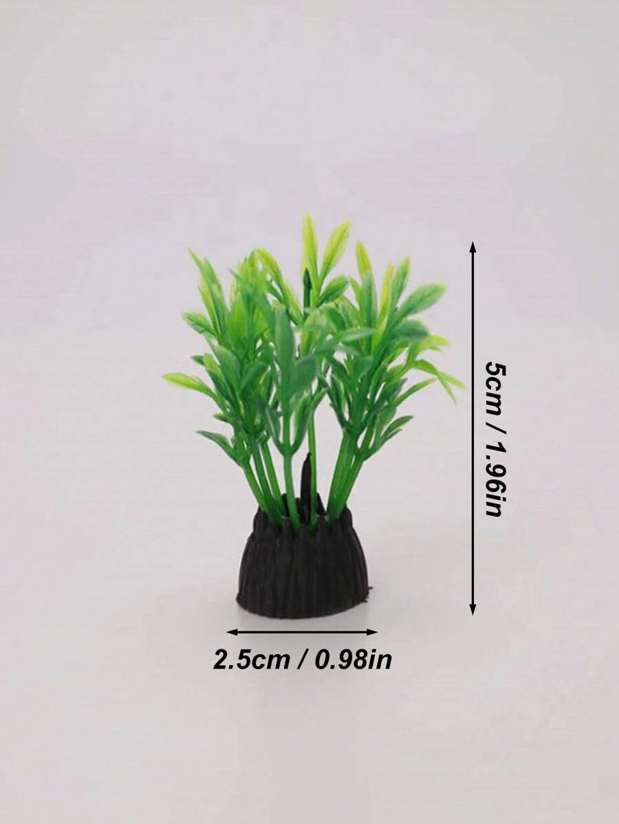 10pcs Random Artificial Seaweed Water Plants For Fish Tank Landscaping ...