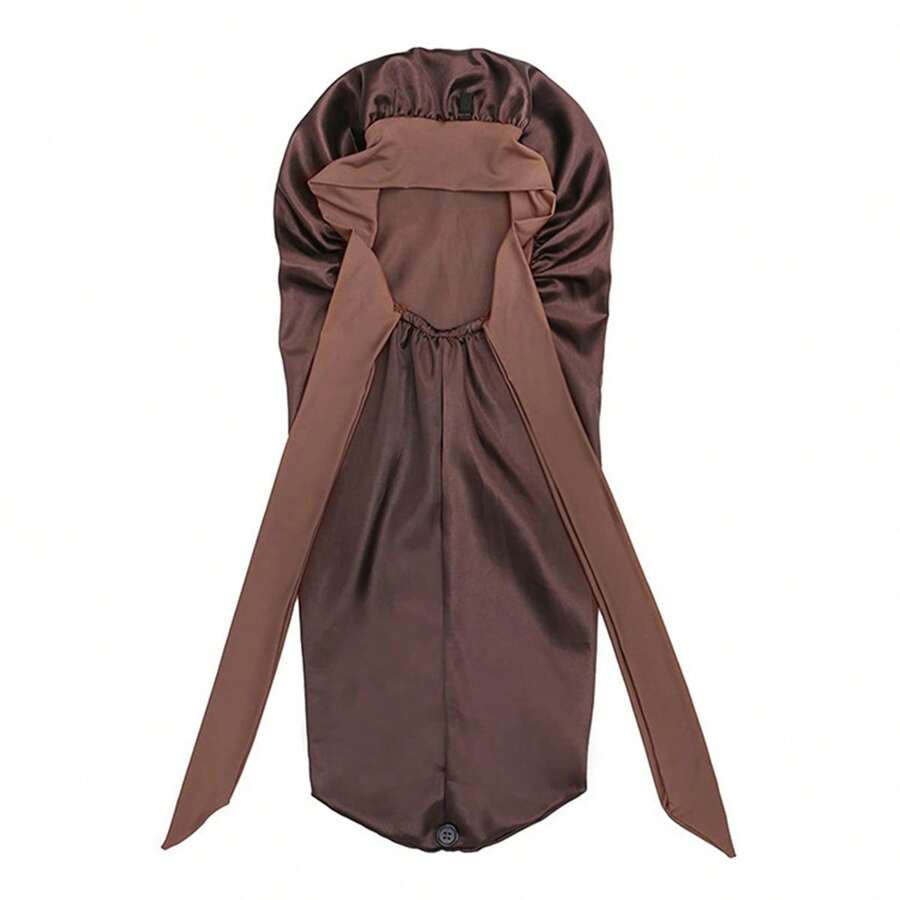 1pc Long Satin Bonnet Silk Bonnet Hair Bonnet For Sleeping, Long Braids ...