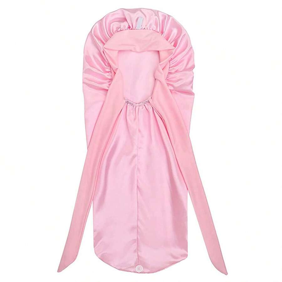 1pc Long Satin Bonnet Silk Bonnet Hair Bonnet For Sleeping, Long Braids ...